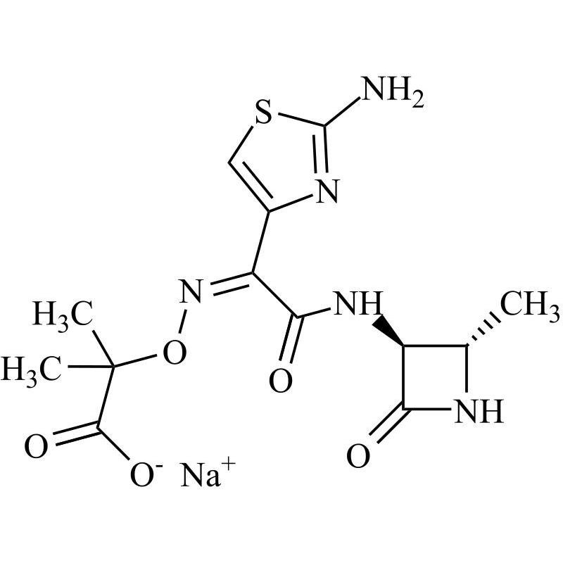 Aztreonam USP Related Compound D Sodium Salt (Desulfated Aztreonam ...
