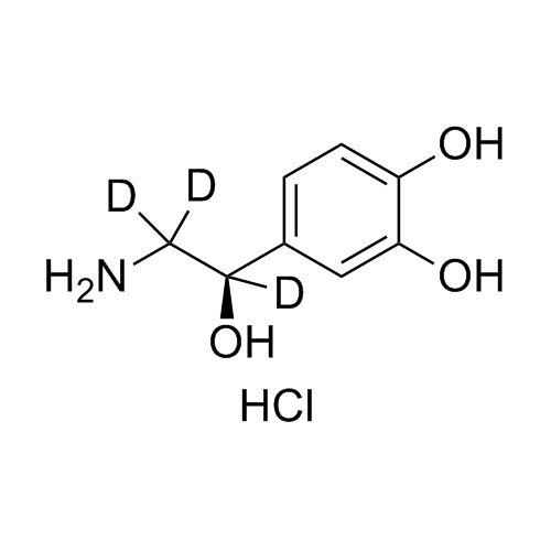 Norepinephrine-d3 HCl - CAS - 329-56-6 (Unlabeled) | Axios Research