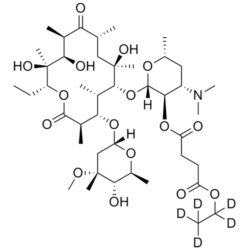 Erythromycin Ethylsuccinate-D5 - CAS - 1264-62-6 (non-d) | Axios Research