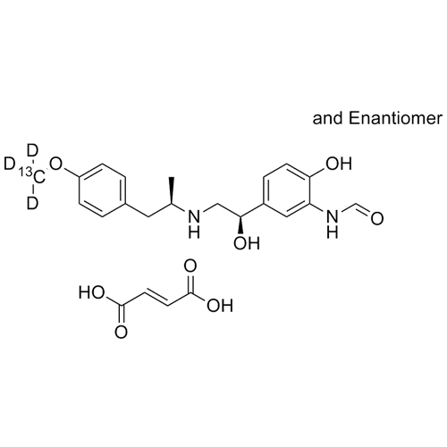 Formoterol-13C-d3 Hemifumarate - CAS - 43229-80-7 (non-labelled ...