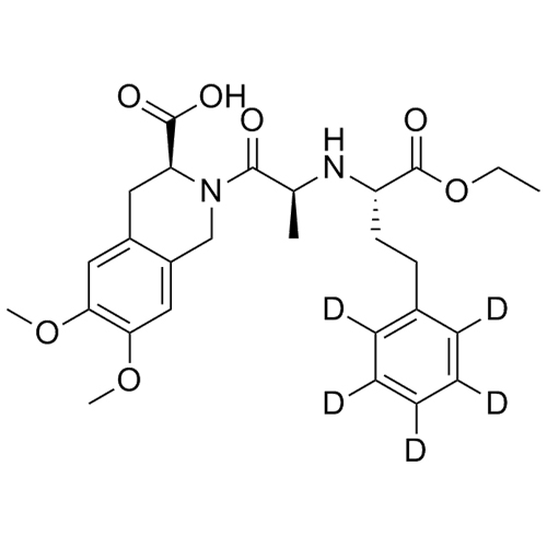 Moexipril-d5 - CAS - 103775-10-6 (non-d) | Axios Research