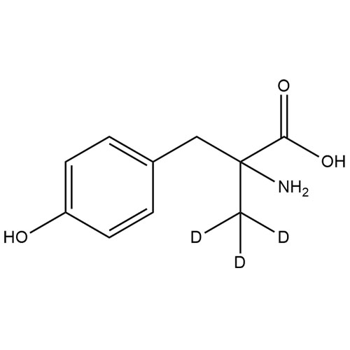 α-Methyltyrosine-d3 - CAS - 658-48-0 (Unlabeled) | Axios Research