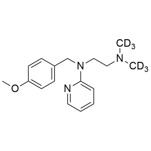 Pyrilamine-D6 - CAS - 91-84-9 (unlabelled) | Axios Research